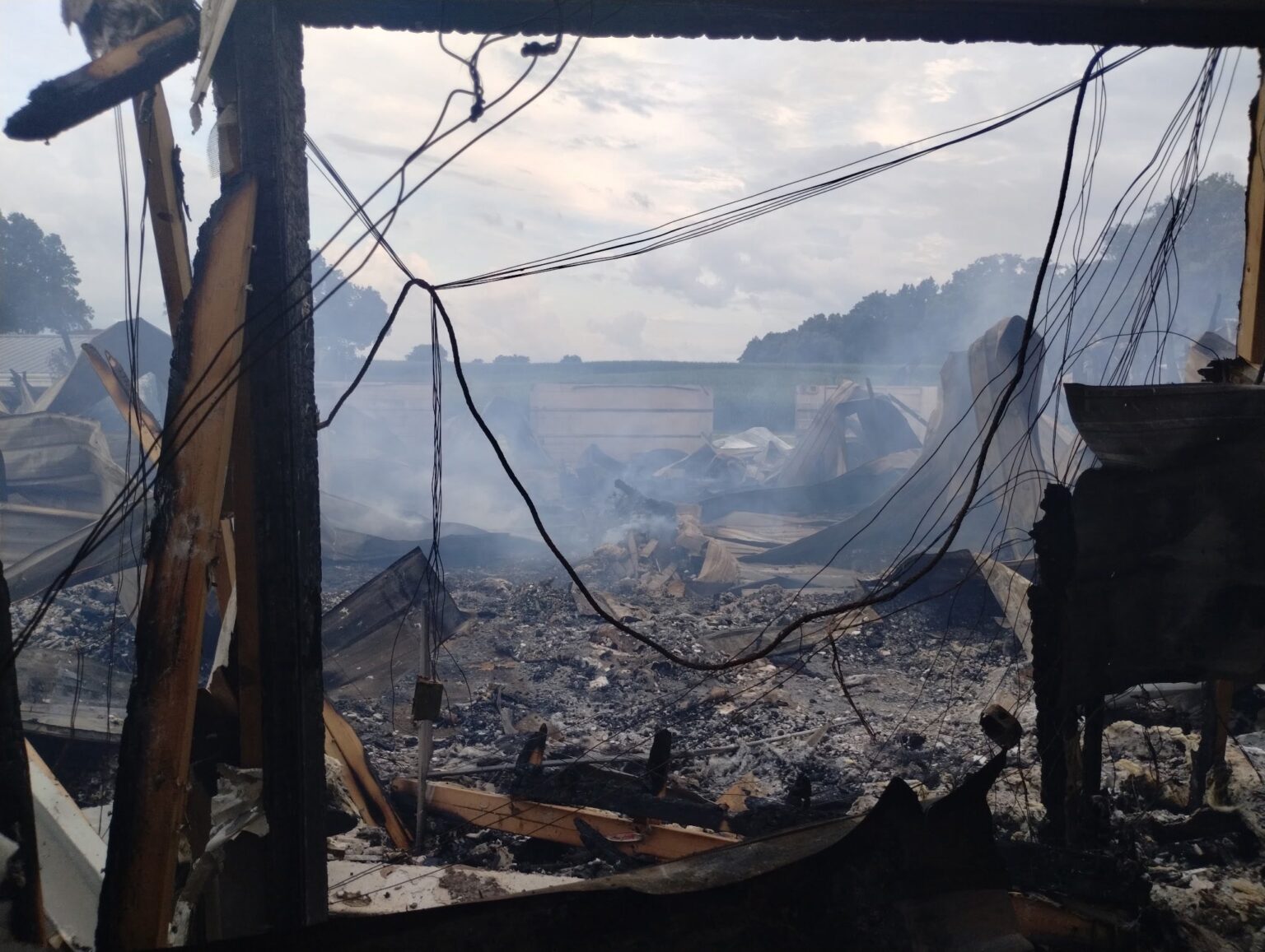 FIRE DESTROYS CHURCH BUT NOT THEIR SPIRIT - Baptist & Reflector